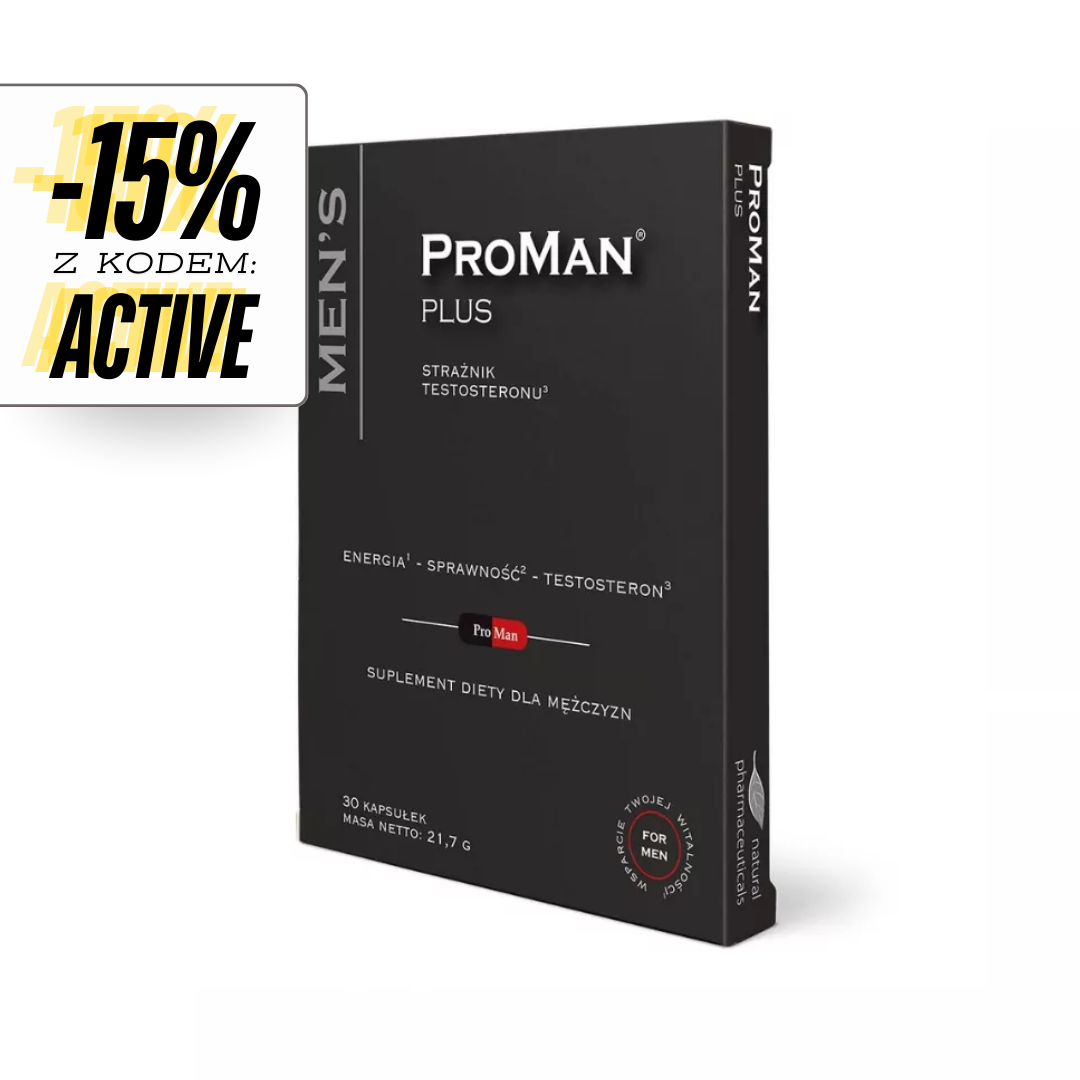 ProMan Plus | Strażnik testosteronu | Natural Pharmaceuticals