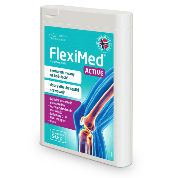 FlexiMed® ACTIVE | Na kości, mięśnie i stawy | Natural Pharmaceuticals